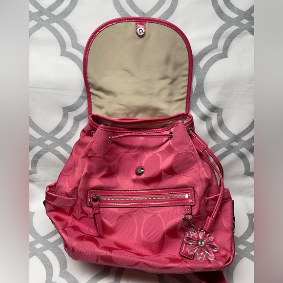 Bags | Vintage Nylon Coach Kyra Daisy Pink Backpack B1269 F16548 | Poshmark